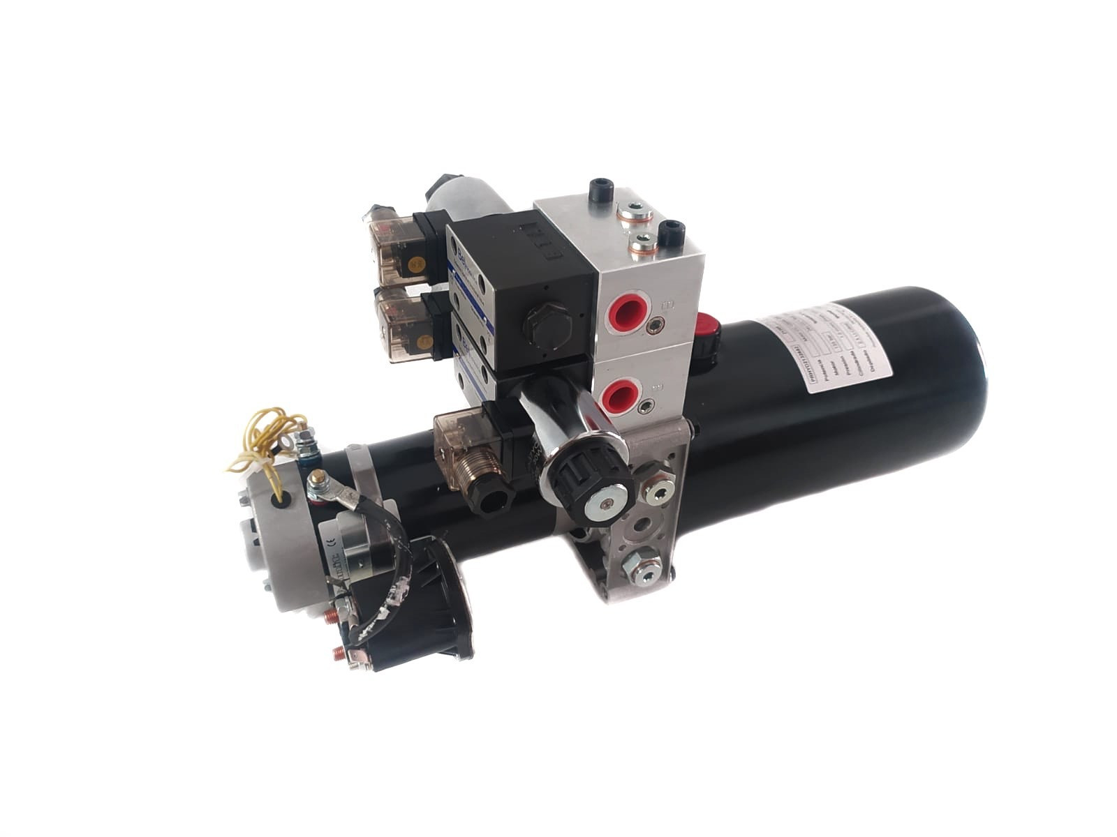 Hydraulic Power pack, 24 VDC electric motor, 1200 W, with two valves